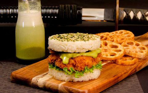 Japanese Chicken Samurai Burger - It's what you want!